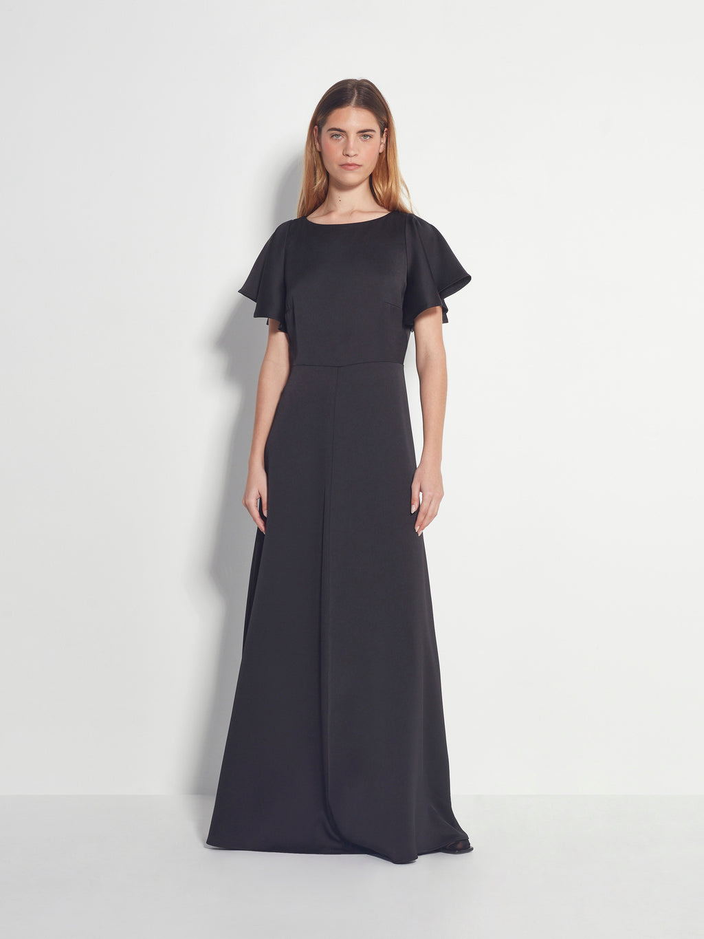 Sofia Dress (Luxe Crepe) Black – Juliette Hogan