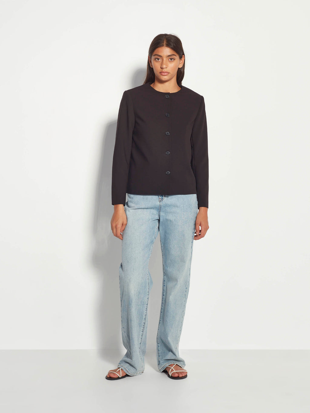 Mimi Jacket (Foundation Suiting) Black – Juliette Hogan