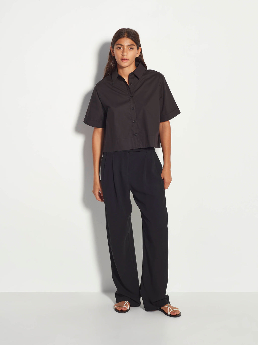 Everly Shirt (Organic Cotton) Black – Juliette Hogan